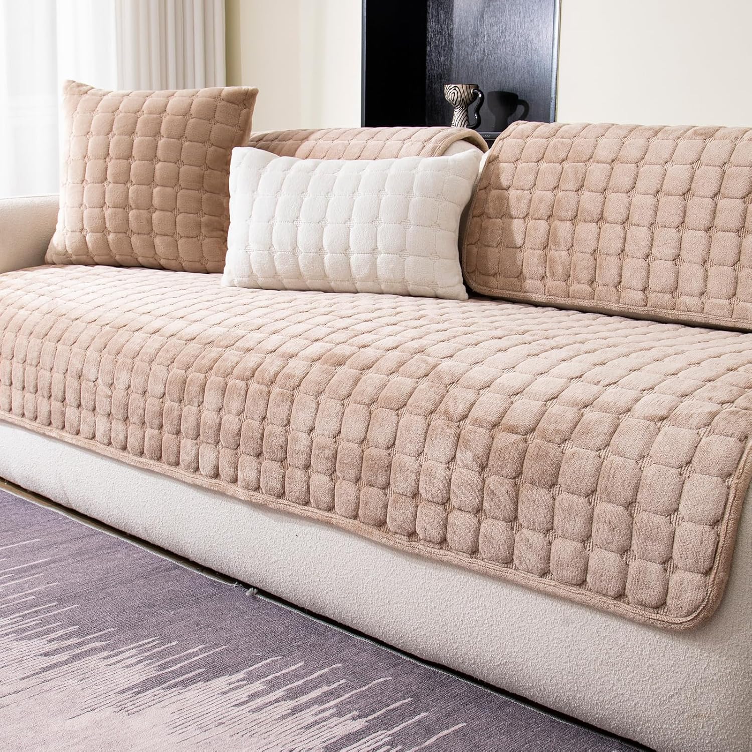 Transform Your Living Room with an Elegant Velvet Sofa Cover – SofaCoverUK