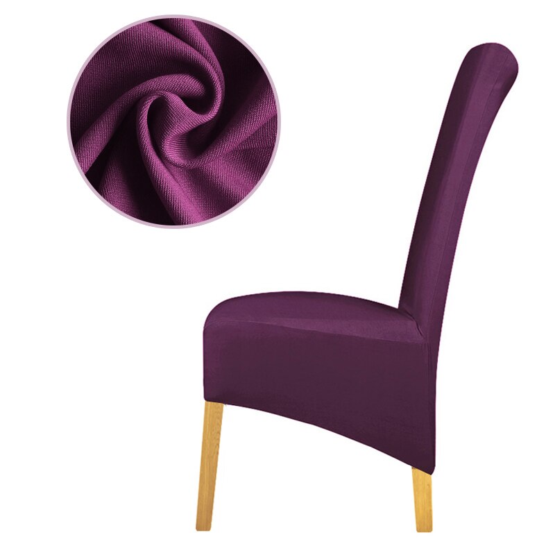 1 Piece Chair Cover Big Size Long Back Europe Style Seat Chair Covers ...