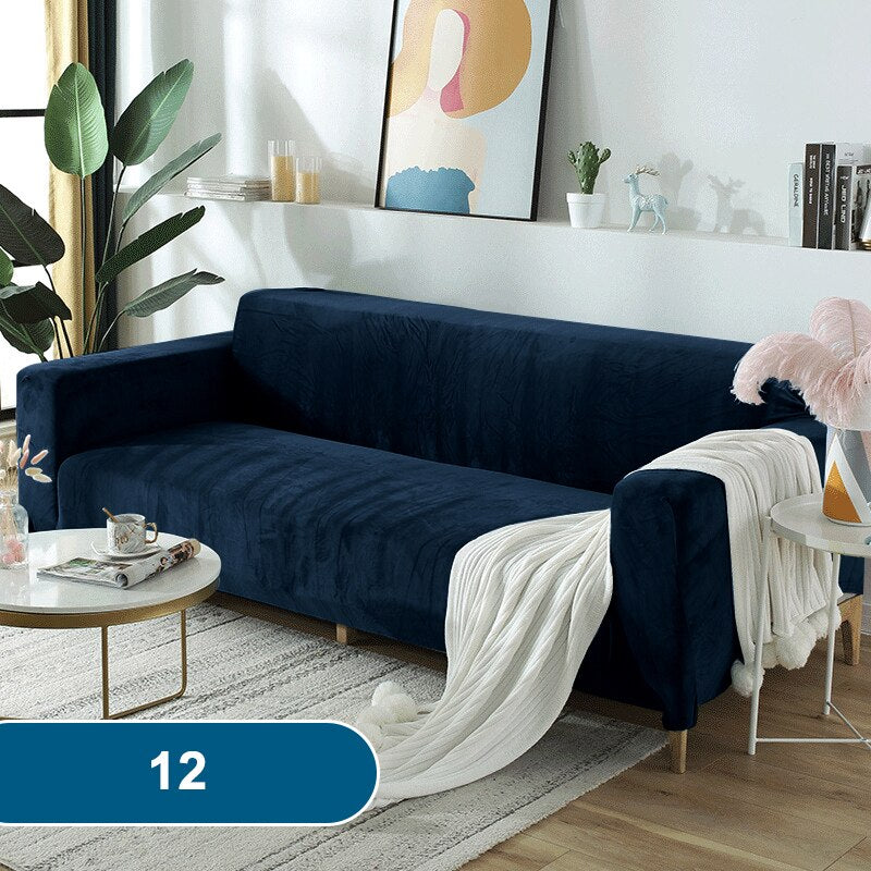 High Quality Velvet Sofa Covers Living Room Sofa Cover Home Furniture ...